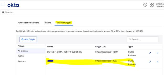 Authentication Using Okta In Angular And ASP.NET CORE Web API 5.0